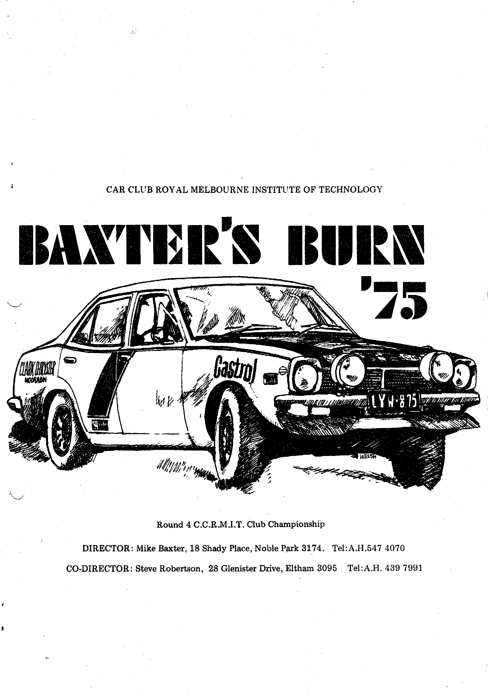 1975 Baxter's Burn - Rallypedia